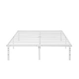 Mainstays Full 14” Heavy Duty Steel Slat Platform Bed Frame with ...