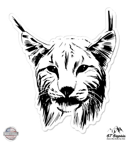 Lynx - 8" Vinyl Sticker - For Car Laptop I-Pad - Waterproof Decal ...