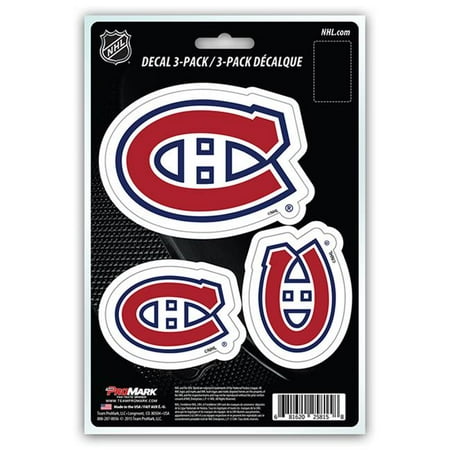 Pro Mark DST3NH15 Montreal Canadiens Decal - Pack of 3 - Walmart.ca