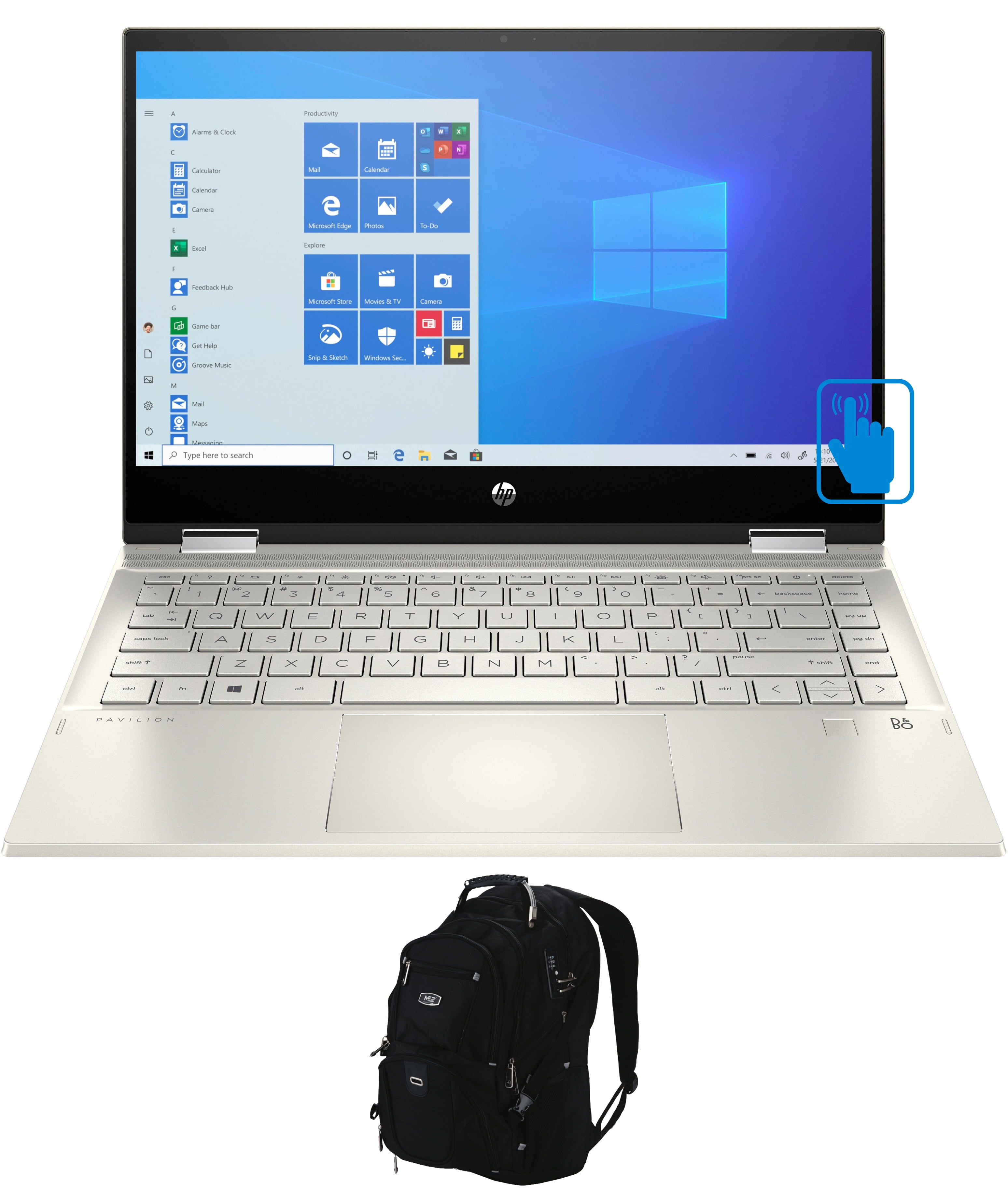 HP Pavilion x360 Home/Business 2-in-1 Laptop (Intel i5-1135G7 4-Core ...