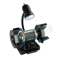 Delta, Variable Speed Grinder, 6 inch, Work Light, with 2 Grits ...