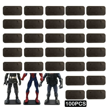 6 inch Action Figure Display Stand, 4 Tier Shelf with Pegs for MOTU/DC ...