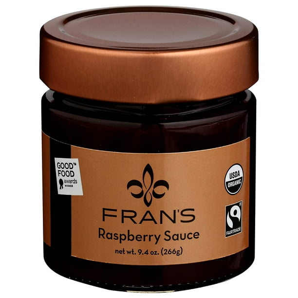 Frans Chocolates Organic Raspberry Sauce, 9.4 OZ - Walmart.com