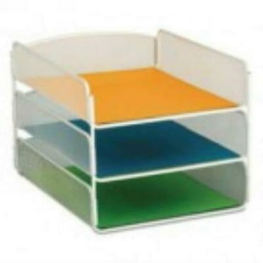 MMF, Horizontal Desk File Trays, 1 Each, Black - Walmart.com