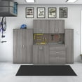 Universal 6 Piece Modular Closet Storage Set in Platinum Gray ...