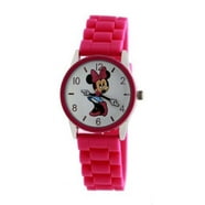 Disney Daisy Duck Watch with Genuine Leather Teal Blue Strap and Silver ...