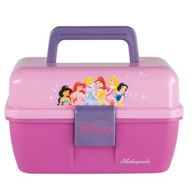 Shakespeare Disney Princess Play Fishing Tackle Box, Small, Pink ...