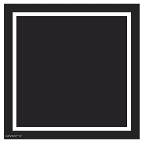 Black Solid Color Square Gift Label Stickers, 40-Pack - Walmart.com