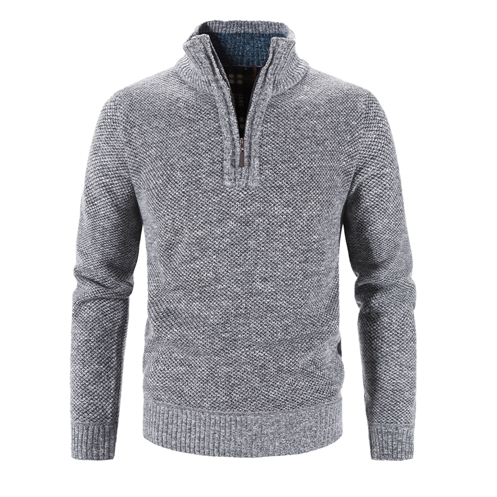 Click here for Linyuppp Mens Autumn Winter Slim Fit Half Zip Knit... prices