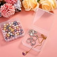 6 Pieces Mini Plastic Clear Beads Storage Containers Box for Collecting ...