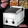 Aiqidi 22" Commercial Charbroilers 2 Burners LPG Grill Restaurant BBQ ...