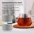 2 Pack Tea Strainers for Loose Tea, Extra Fine Mesh Tea Infuser, 304 ...