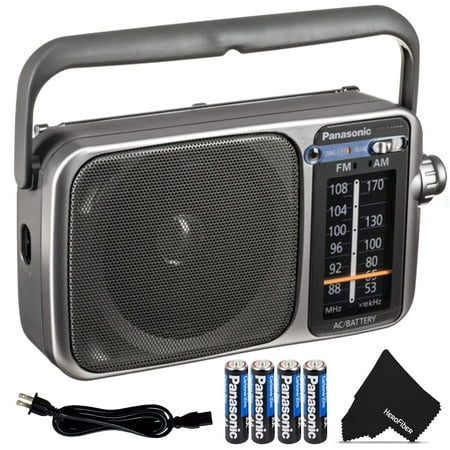 Panasonic Portable Radio AM/FM Battery Powered Electric with LED Tuning ...
