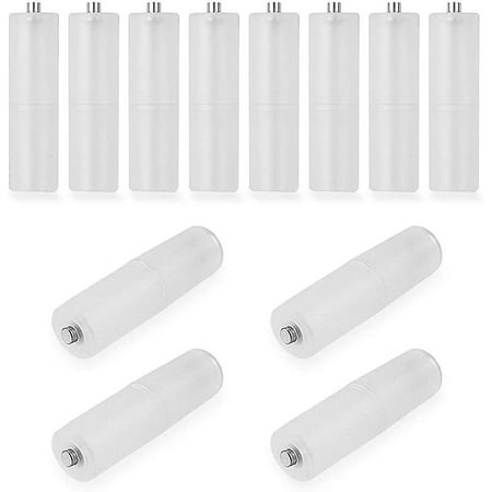 A Pack Of 12 Aaa To Aa Battery Size Converter/switcher Battery Adapters ...