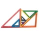TickiT Wooden Rainbow Architect Triangles, Set of 7 - Walmart.com