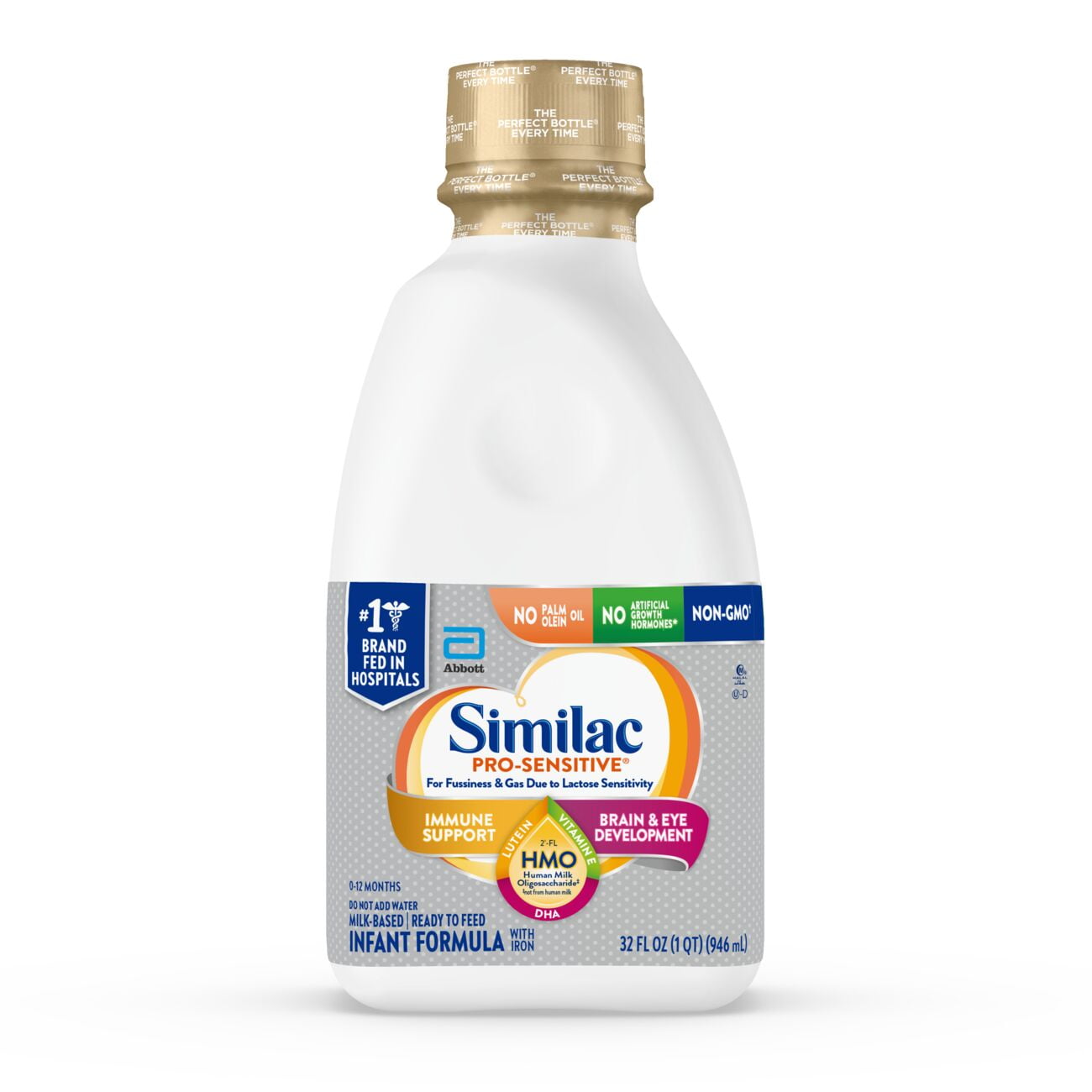 Similac Pro-Sensitive Ready-to-Feed Baby Formula for Lactose ...
