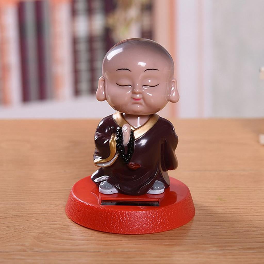 NOVELTY SOLAR POWERED DANCING LITTLE MONK , DASHBOARD TOY, ORNAMENT ...