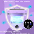 Portable 12L Mini Washing Machine: Foldable, for Travel, Apartment ...