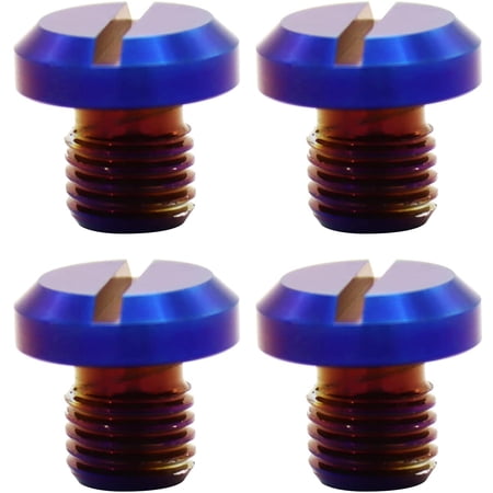 Wgthhk 4pcs Mirror Blanking Plugs Hole Plugs, Motorcycle Aluminum CNC ...
