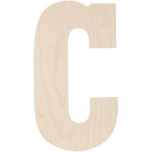Baltic Birch Collegiate Font Letters & Numbers, 13.5" - Walmart.com
