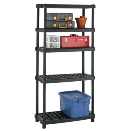 Certified Adjustable 5-Shelf Resin Rack, 36 x18 x 72-in | Walmart Canada