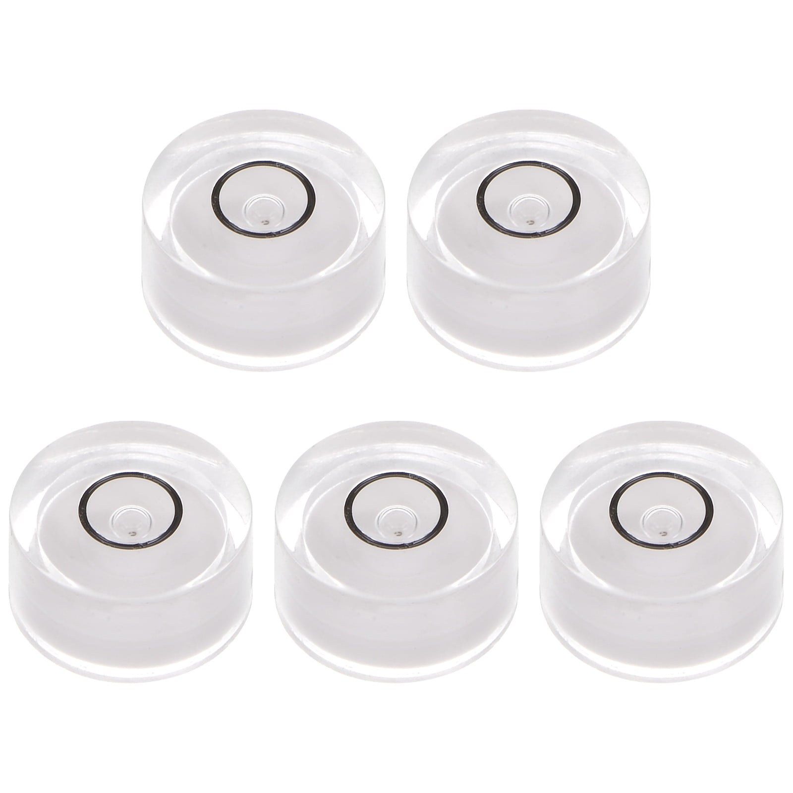 5 Packs Round Bubble Level 12x6mm Mini Circular Bullseye Spirit Levels ...