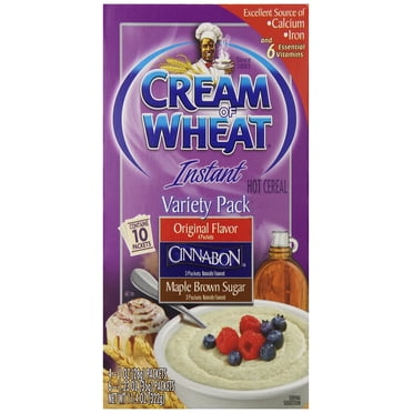 Cream of Wheat Instant Hot Cereal Variety Pack - Original, Cinnabon ...