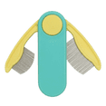 2-in-1 pet grooming device B,Resilient Synthetic Pet Dematting Tool ...