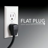 GE 34133 7-Outlet Surge Protector with Coaxial Protection, 8' Cord ...