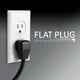 GE 34133 7-Outlet Surge Protector with Coaxial Protection, 8' Cord ...