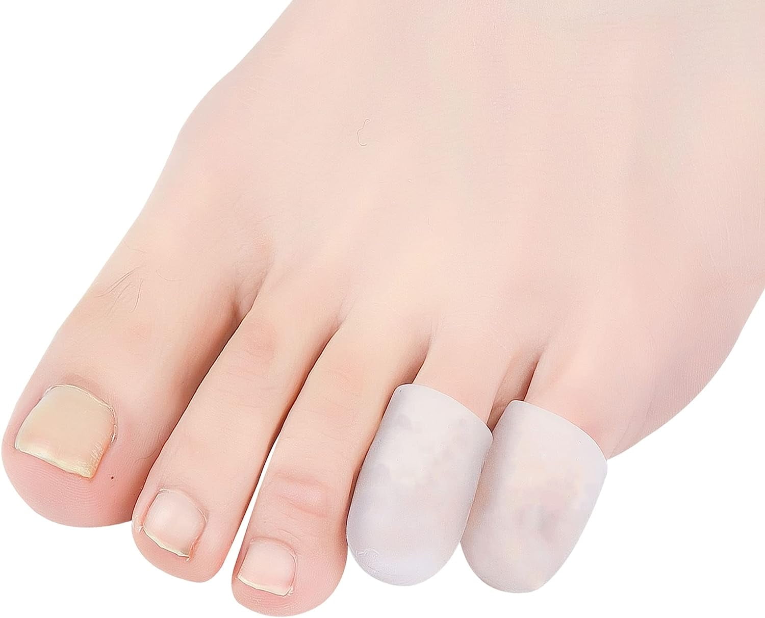 Pinky Toe Sleeves Protector, 10 Pack Small Toe Caps Toe Cover Sleeves ...