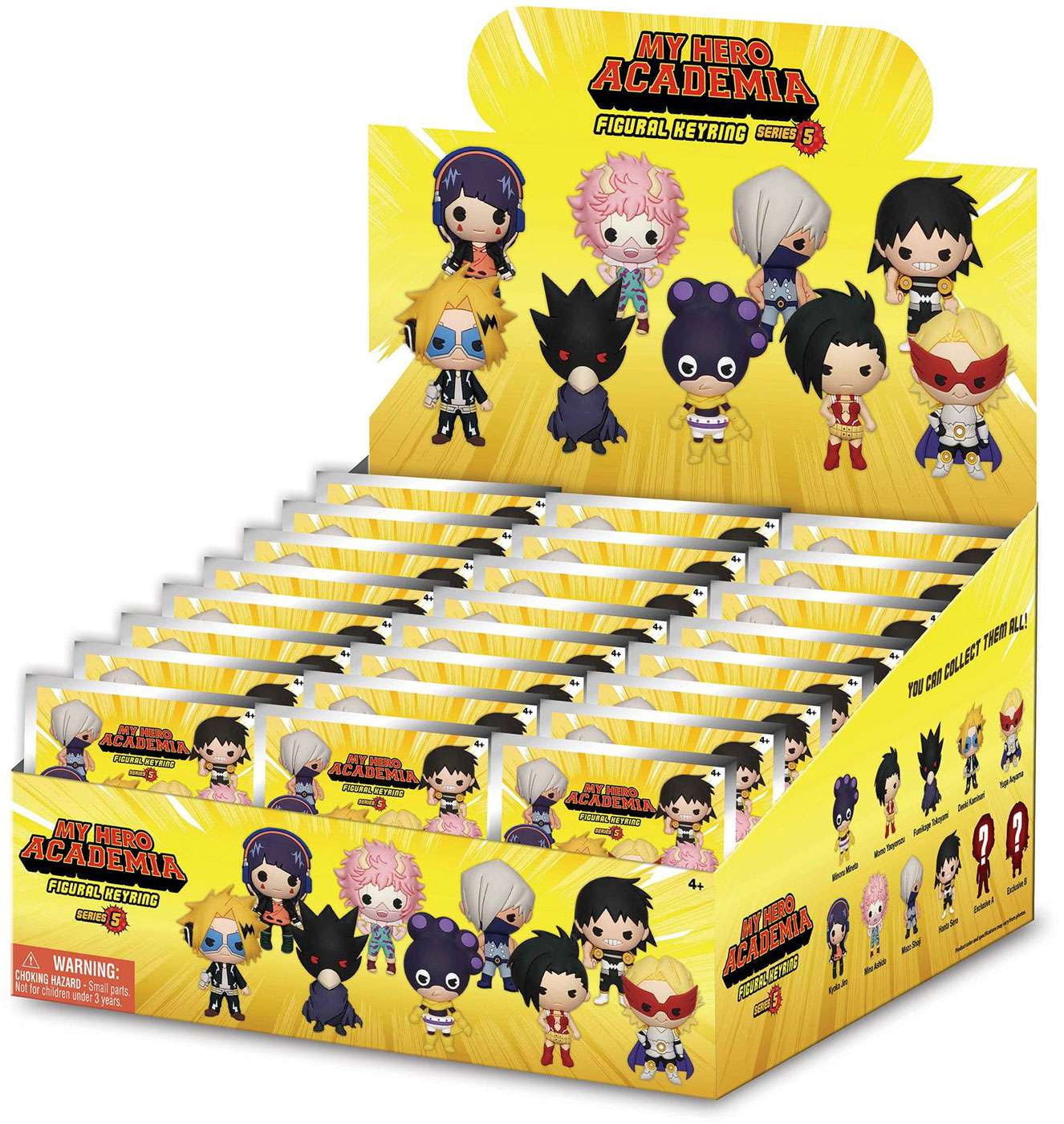 3D Figural Keyring My Hero Academia Series 5 Mystery Box (24 Packs ...