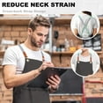 Chef Apron Bib Tool Apron For Man Woman Cross Back Straps With 4 ...