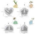 Craft Silicone Mold Set For Handmade Resin Flower Vases With Heart And ...