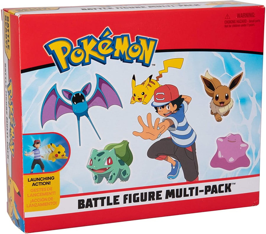 Buy Jazwares Pokemon Battle Figure Multi Pack Set with Launching Action ...