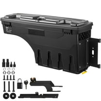 VEVOR Truck Bed Storage Box, Lockable with Password Padlock, 6.6 Gal/25 ...