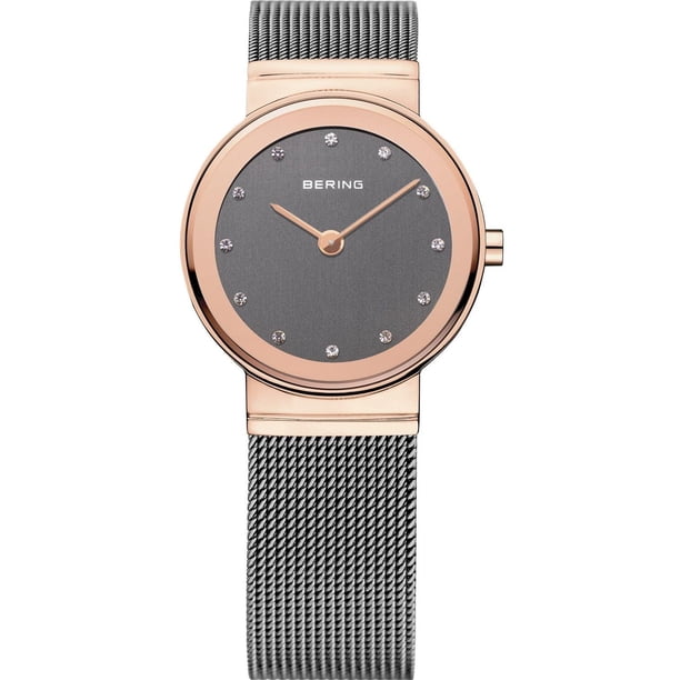 BERING - Bering Women's 27mm Steel Bracelet & Case Sapphire Crystal ...