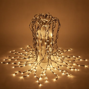 Collections Etc. Frosted LED Lighted Tabletop Tree Branches Decoration ...