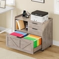 HOOBRO Lateral File Cabinet Farmhouse Style with Charging Station ...