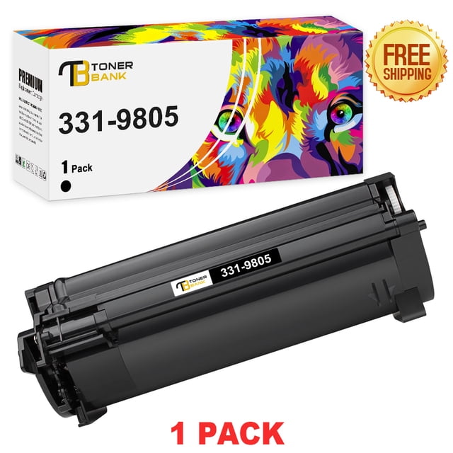 Toner Bank Compatible Toner Replacement for Dell 331-9805 Laser Printer ...