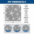 Chair Covers Set of 4 Coastal Starfish Chair Slipcover Protector ...