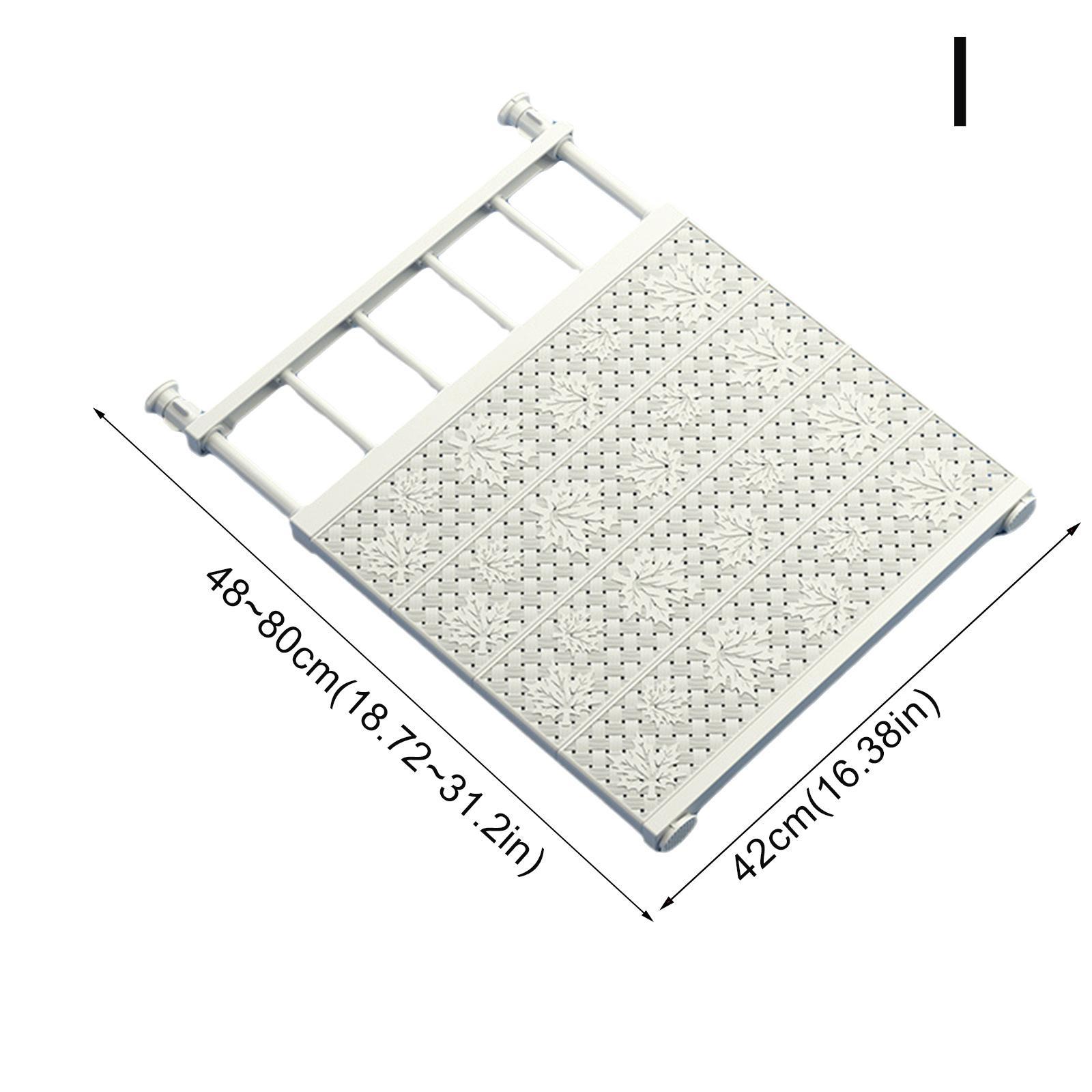 S-JIANG Multifunctional Shelf Storage Rack - Tension Shelf, Expandable ...