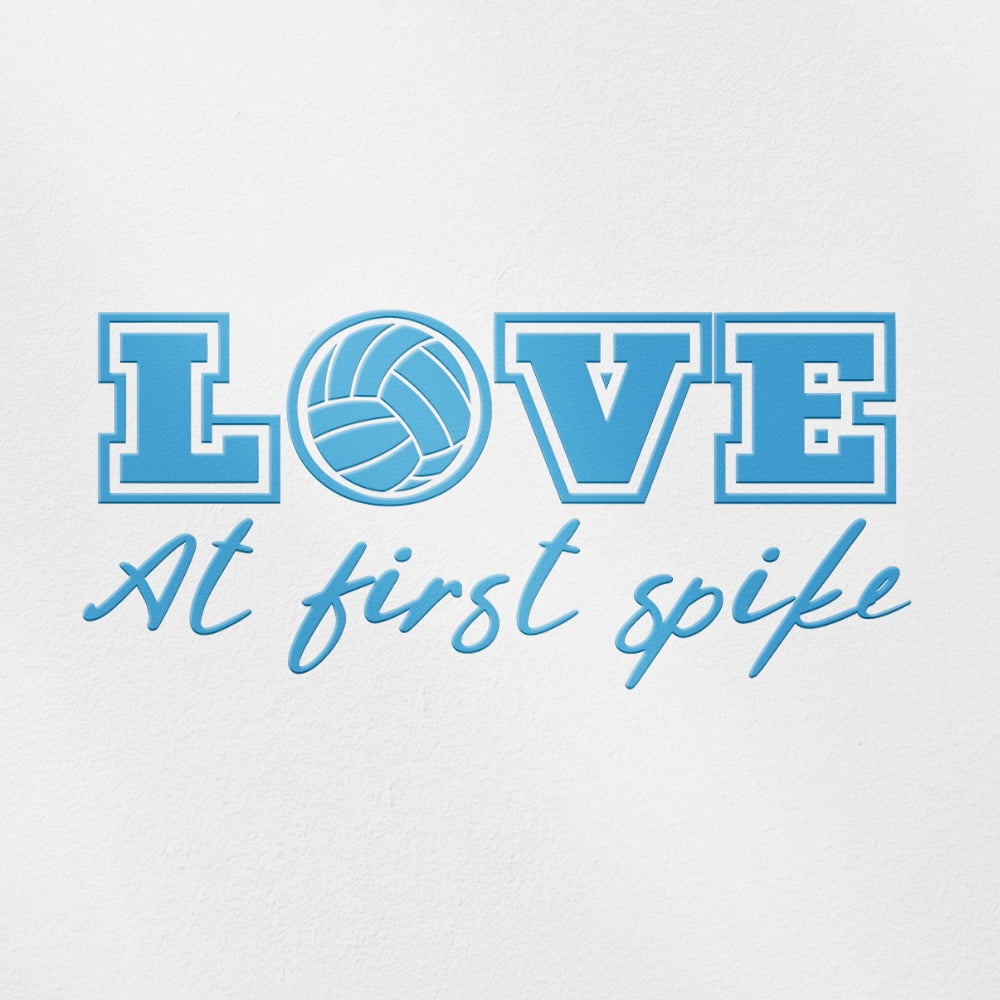 Transparent Decal Stickers Of Love At First Spike (Azure Blue) Premium ...