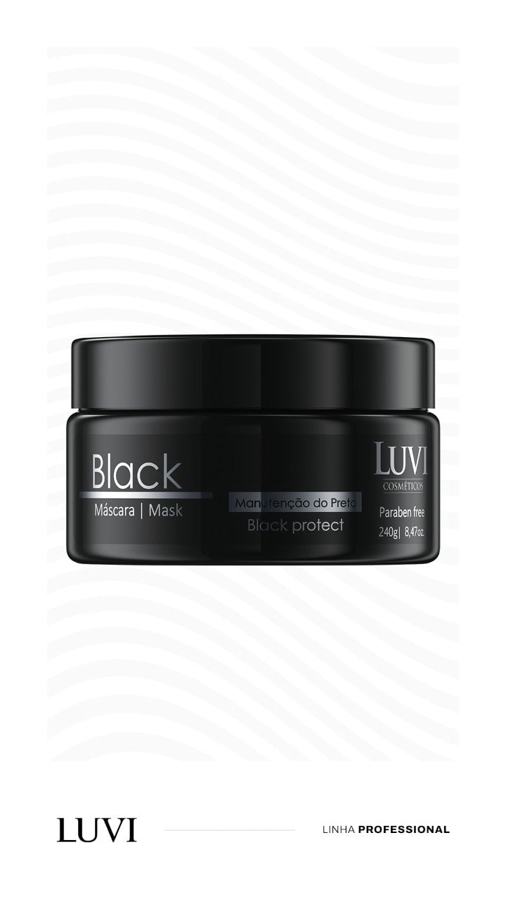 LUVI COSMETICS Black Hair Mask Black Protect 8.47 oz/ 240 g - Walmart.com