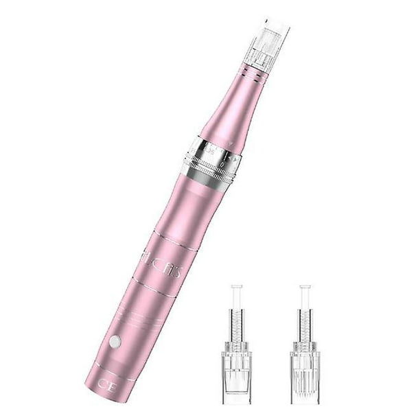Dermapen, dispositivo antienvejecimiento recargable con microagujas Dermapen con 3 cabezales de ...
