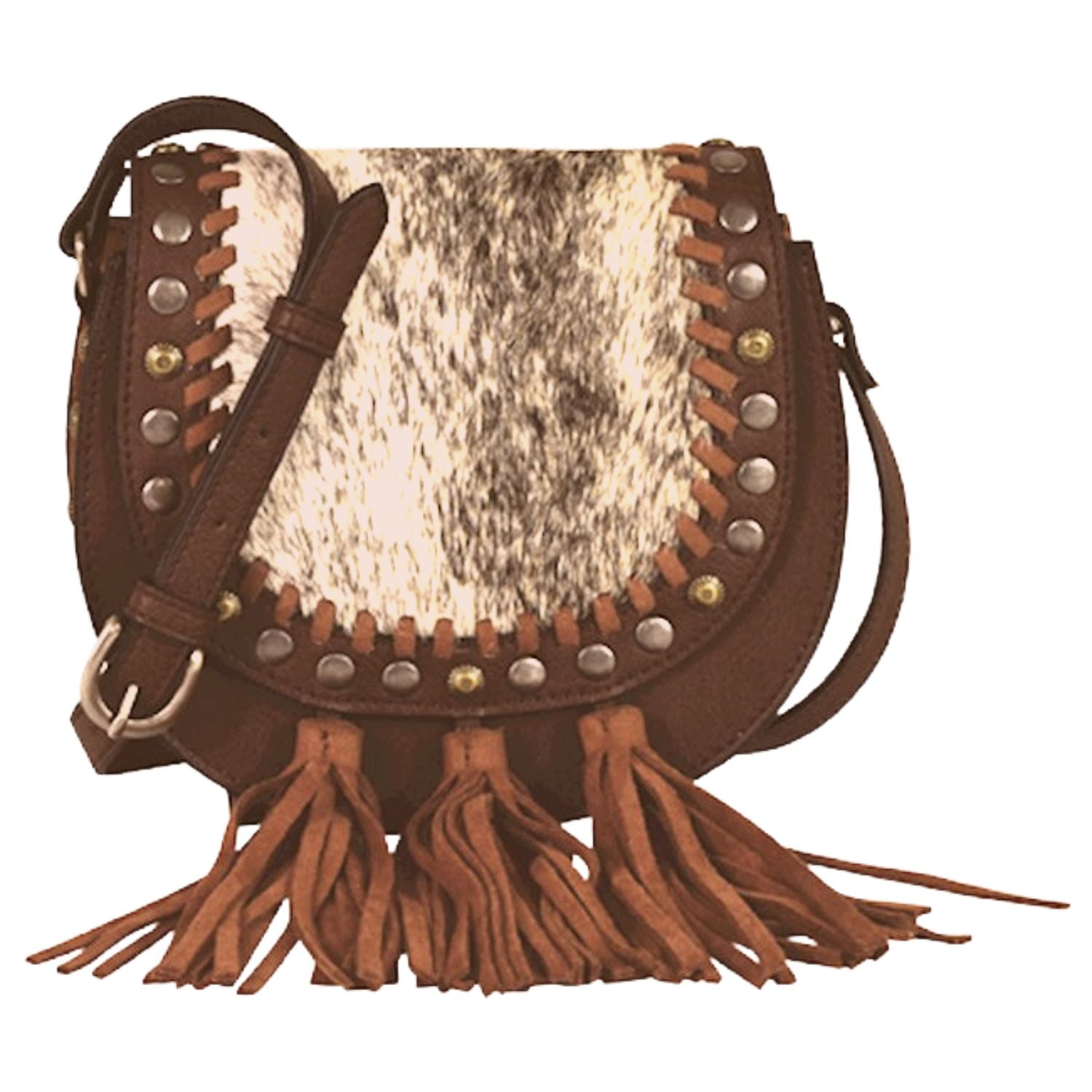 Tony Lama Womens Hair On Small Crossbody Bag Purse - Walmart.com