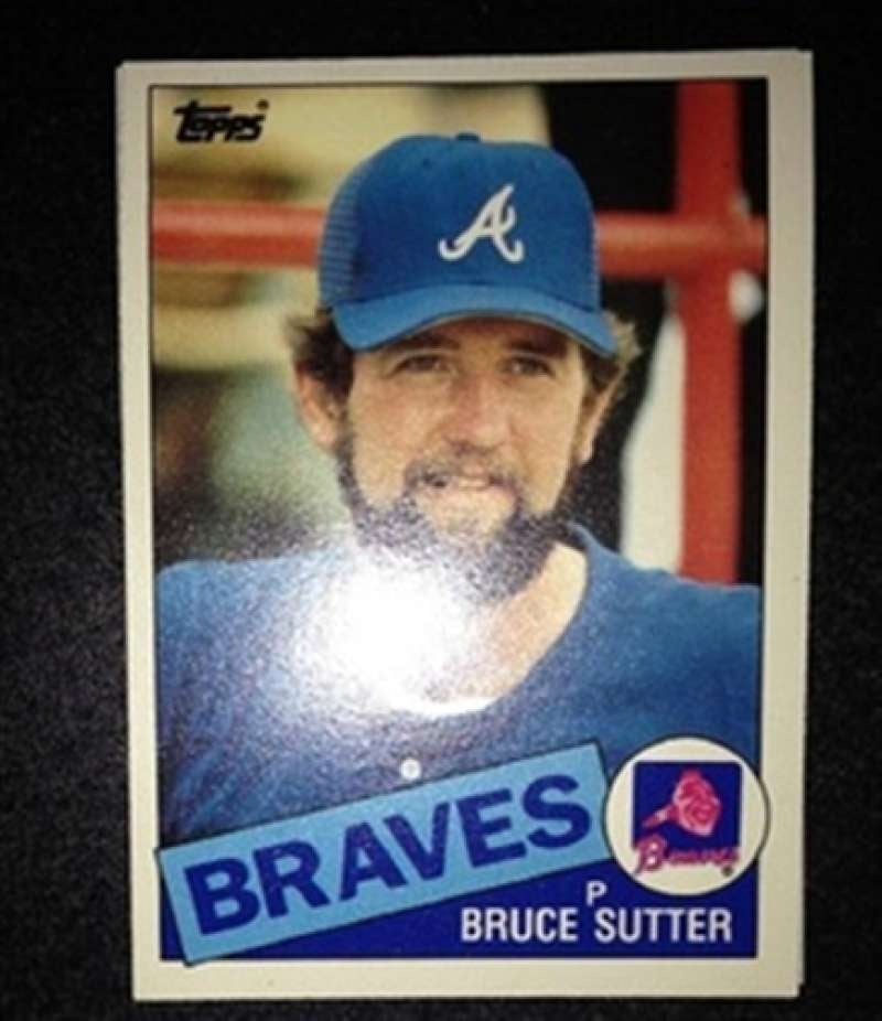 1985 Topps Traded Atlanta Braves Team Set 5 Cards NM-MT Bruce Sutter ...