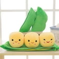 9.8" Giant Peas in a Pod Plush, Detachable Pea Pod Pillow, Cute Stuff ...