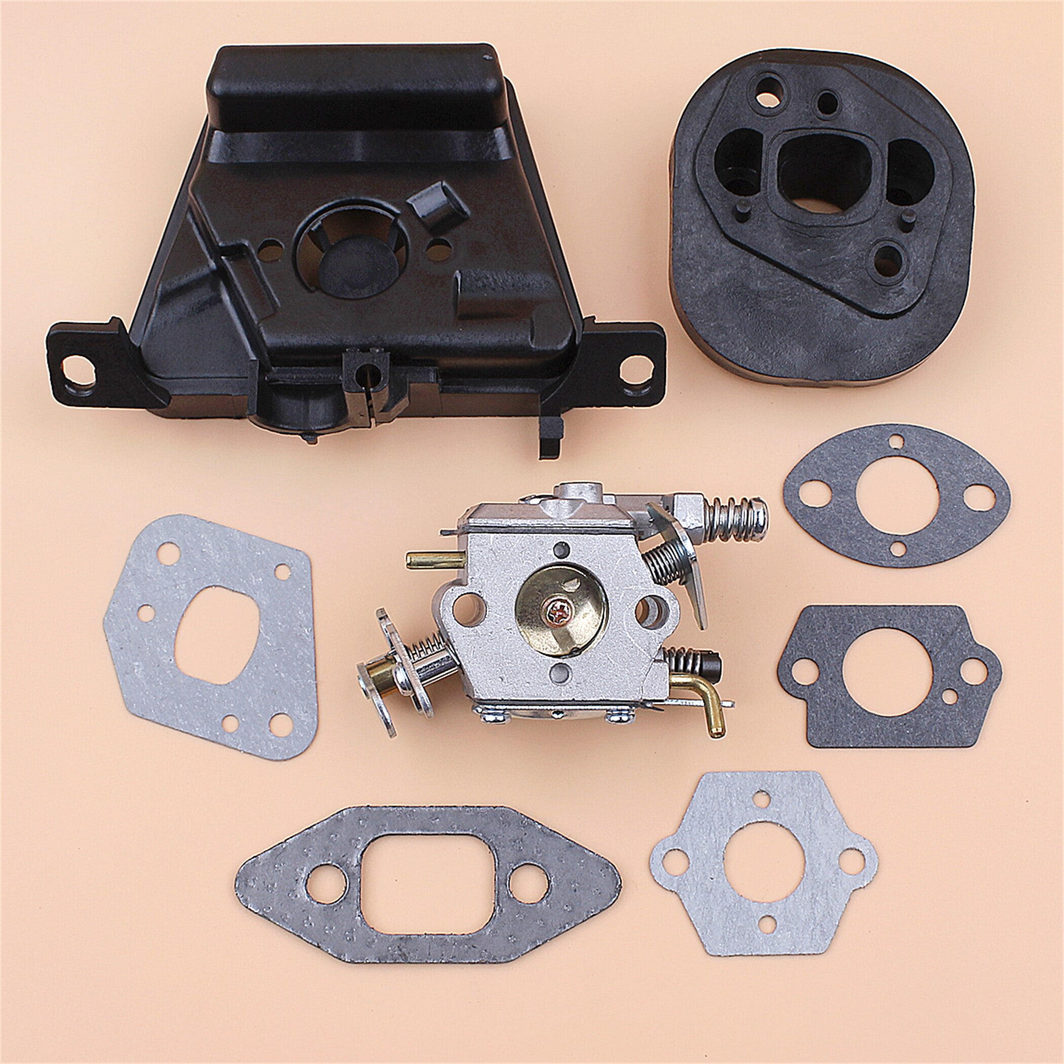 Carburetor Carb Gasket Manifold Kit for Partner 350 351 370 371 420 ...