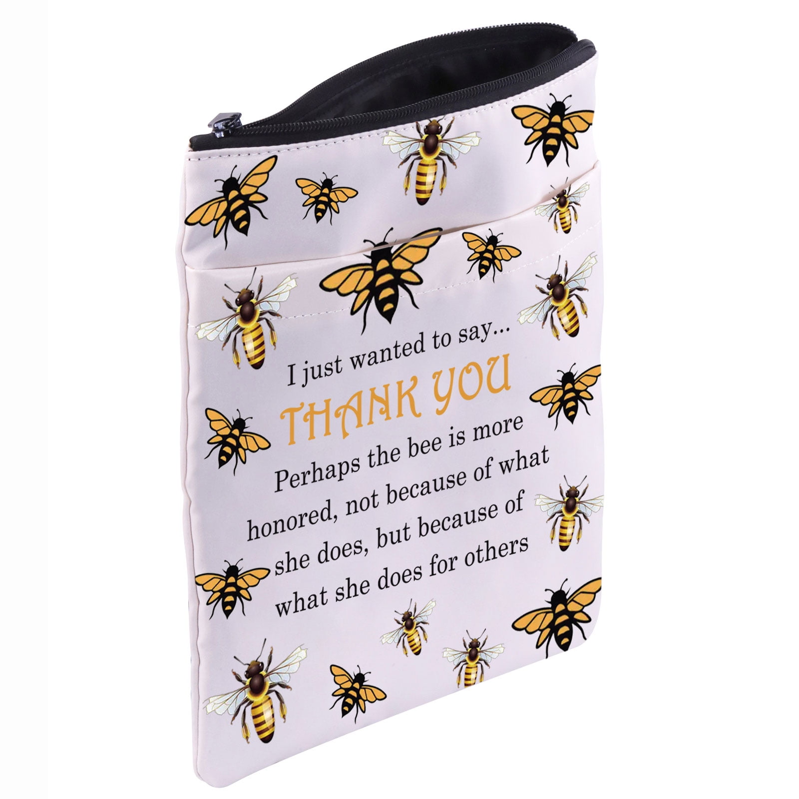 Honey Bee Book Sleeve Thank You Gift Honey Bee Theme Party Favor Book ...
